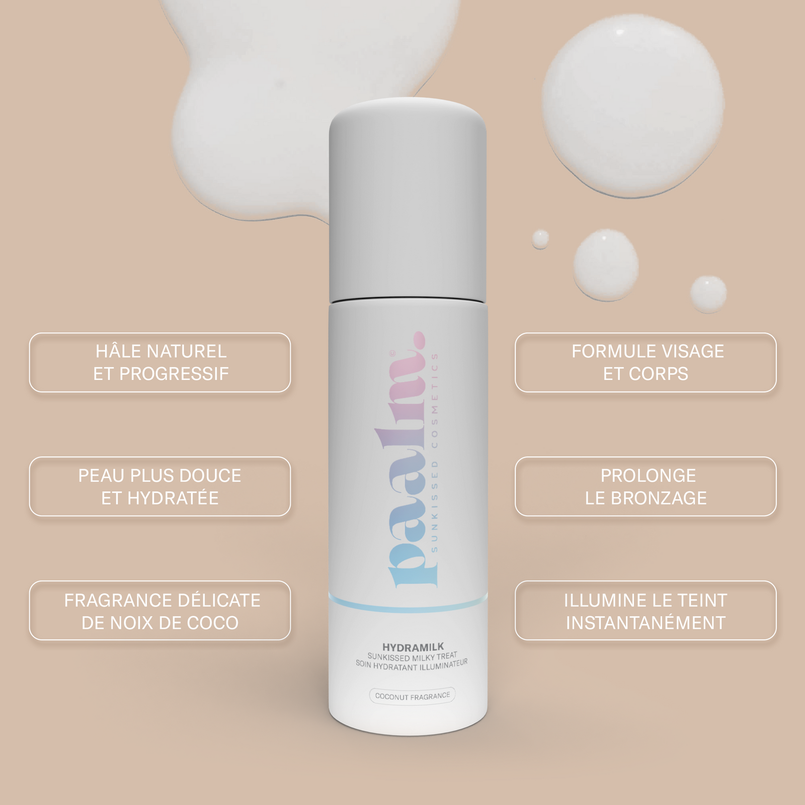 HYDRAMILK - Soin hydratant illuminateur - PAALM COSMETICS®